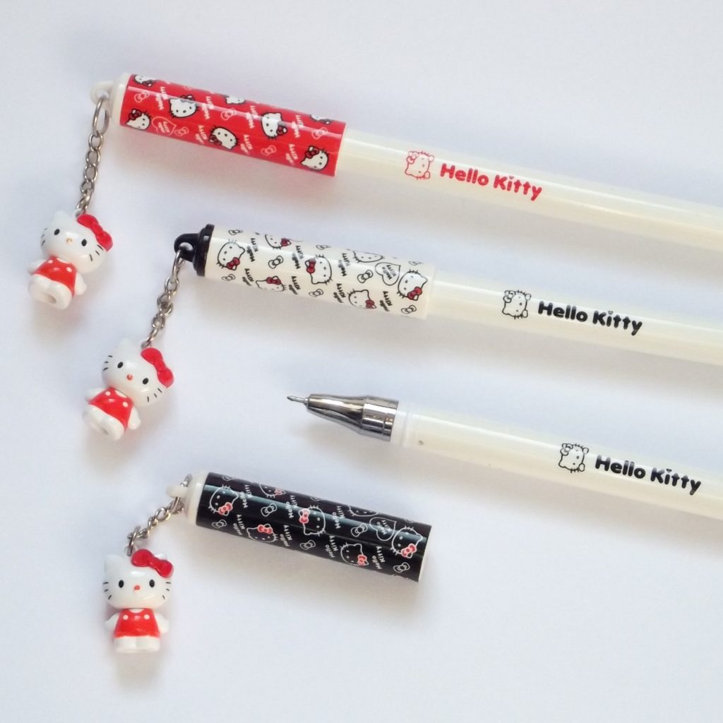 Hello Kitty Charm Pens - Kawaii Stationery UK