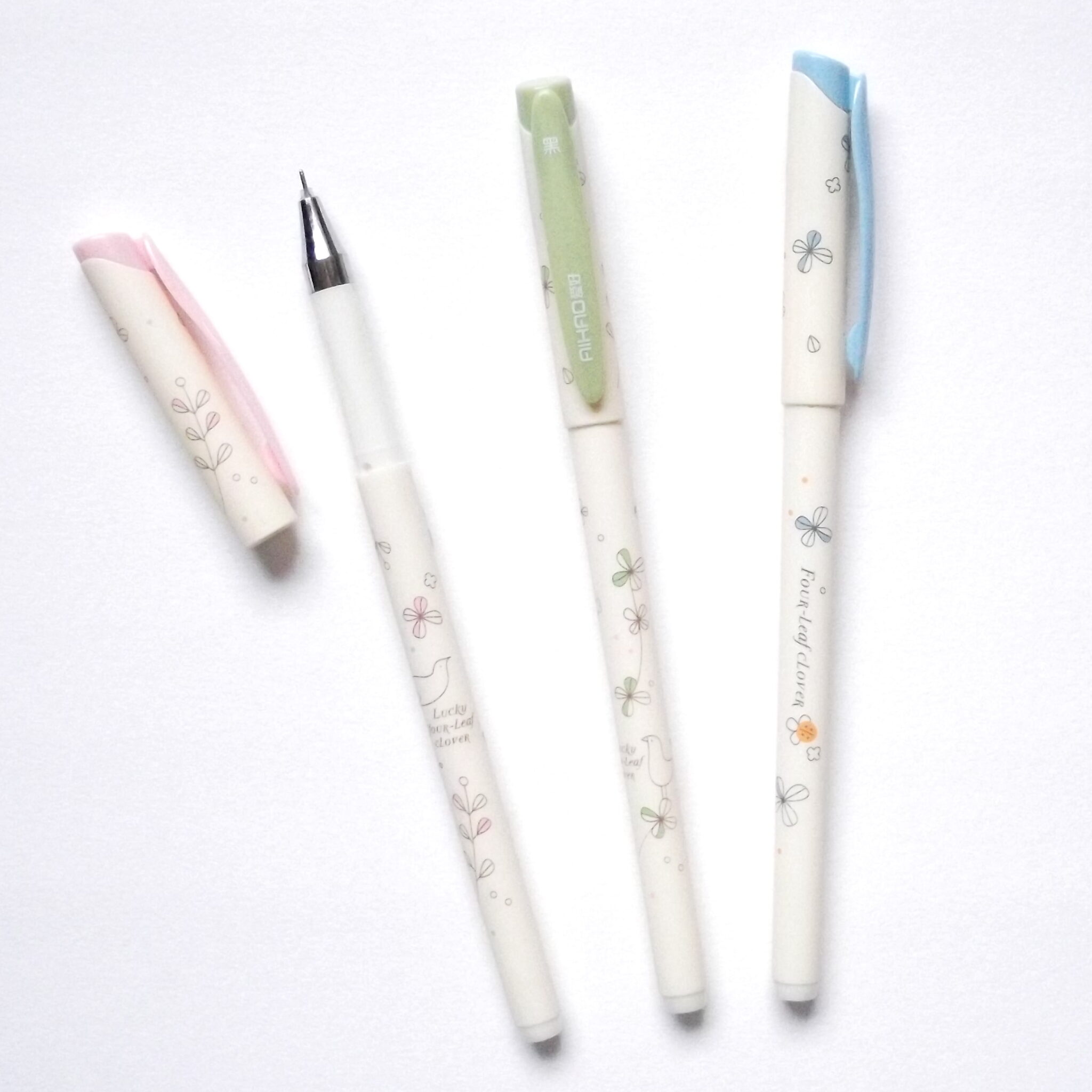 Four Leaf Clover Pens - Kawaii Stationery UK