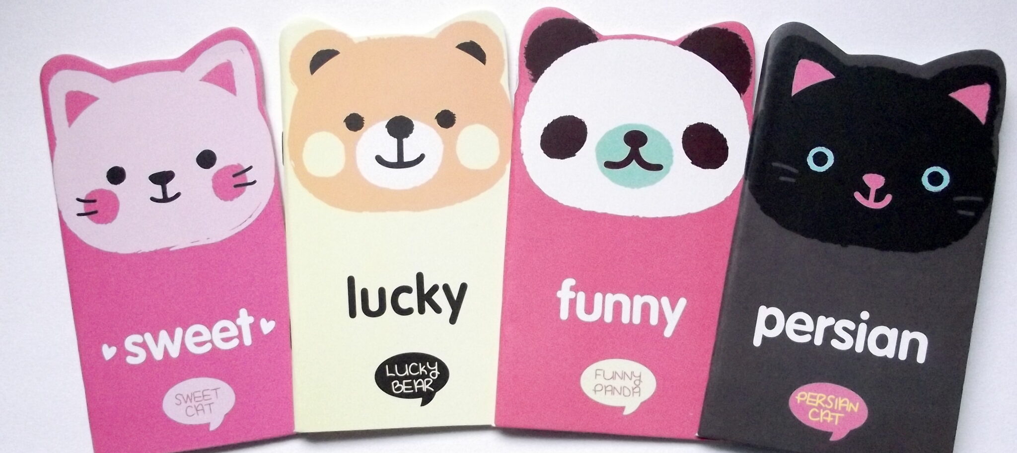 Cute Animal Notebooks - Kawaii Stationery UK