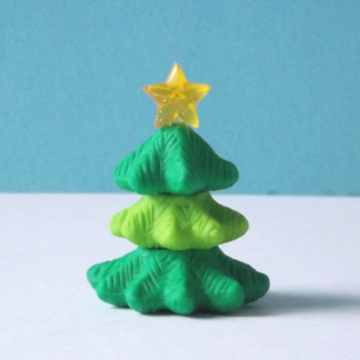 Christmas Tree Erasers - Kawaii Stationery UK
