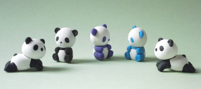 Pandas Erasers - Kawaii Stationery UK